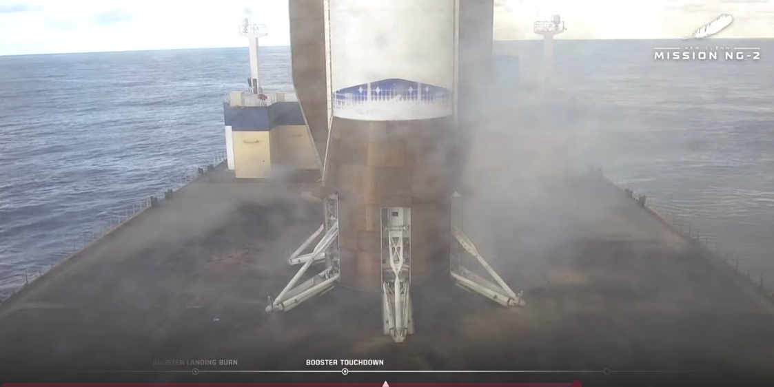 Pic of the Week: The New Glenn Rocket Booster Returns – Our Awesome ...