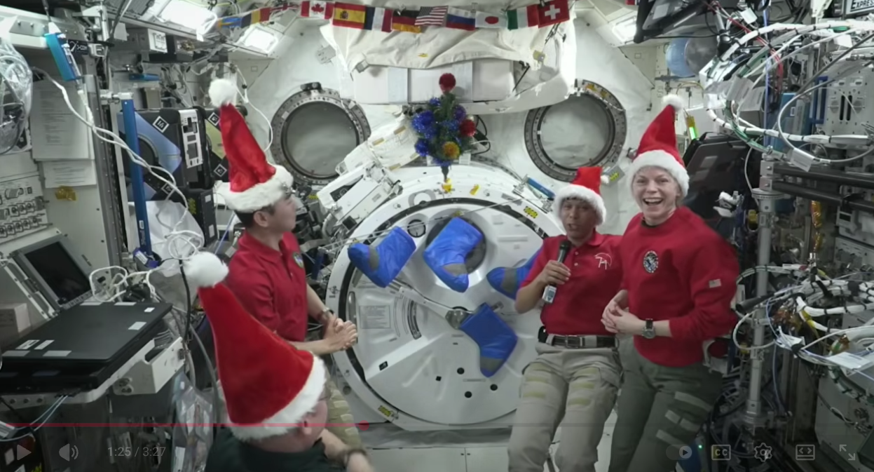 Holiday Message from the ISS – Our Awesome Universe